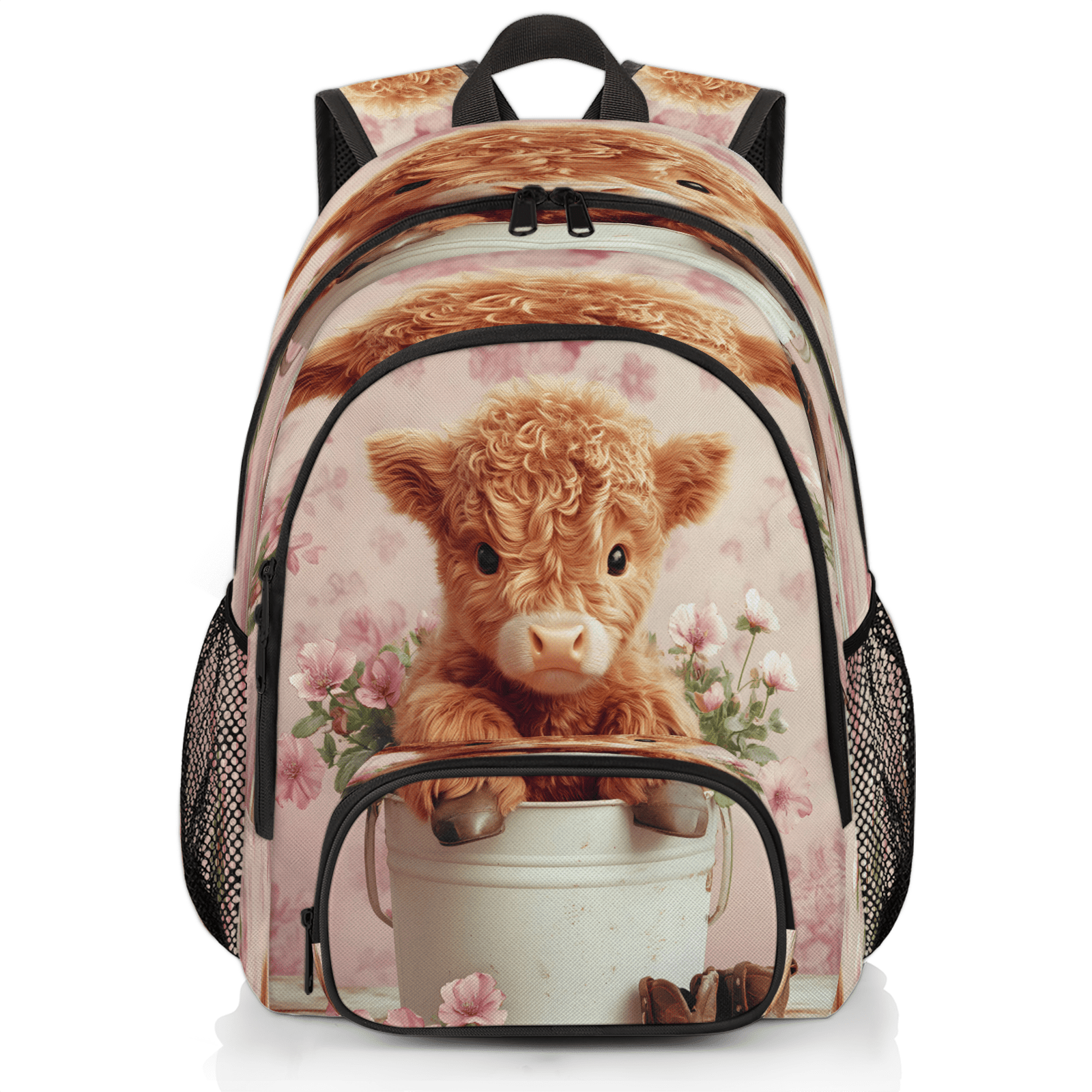 Herdesigns Pink Laptop Backpack 18.3 Inch Travel Backpack for Women Men ...