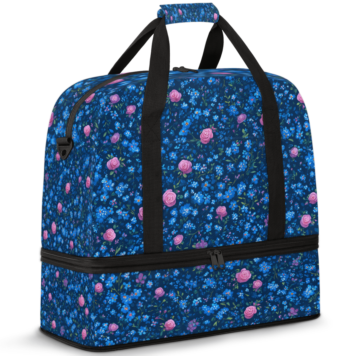 Herdesigns Rose Flower Foldable Travel Duffel Bag for Women Men ...