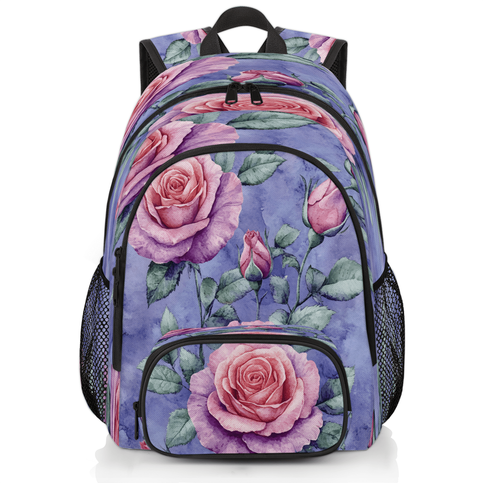 Herdesigns Rose Laptop Backpack for Women Men, 18.3 Inch Work Computer ...