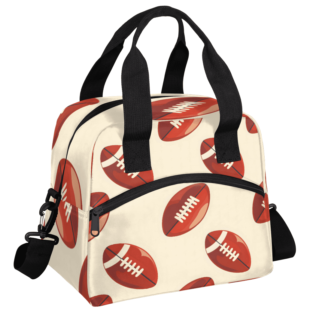 Herdesigns Rugby Football Insulated Lunch Bag for Women Men Adults ...