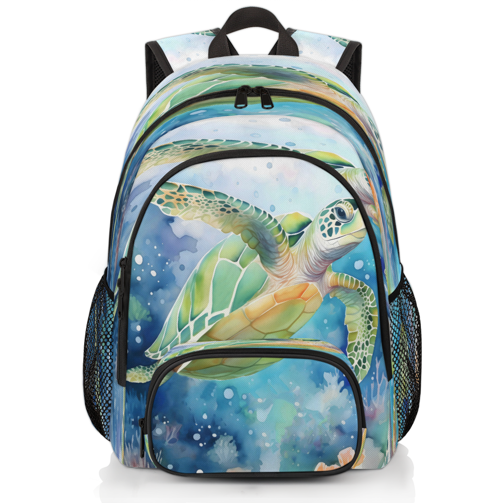 Herdesigns Sea Turtle Ocean Coastal Marine Animal Laptop Backpack for ...
