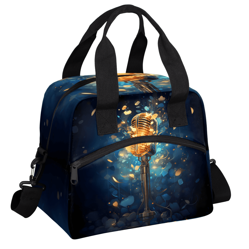 Herdesigns Singing Microphone Insulated Lunch Bag for Women Men Adults ...