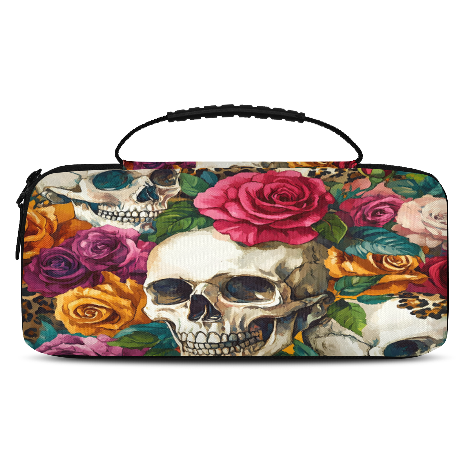 Herdesigns Skull Flower Carry Case Compatible with Nintendo Switch OLED ...