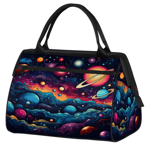 Herdesigns Solar System Universe Overnight Weekender Bag for Women Men ...