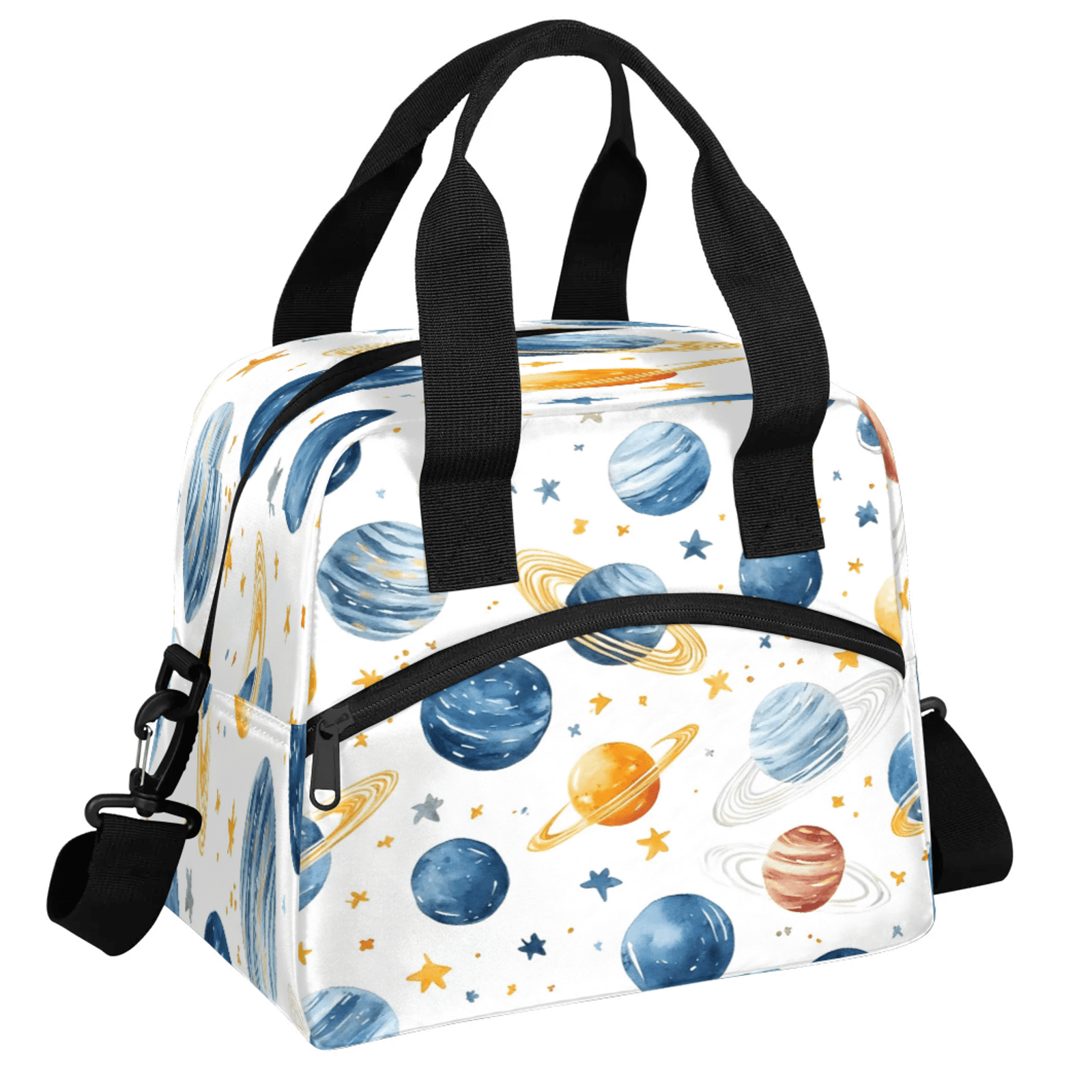 Herdesigns Space Galaxy Solar System Lunch Bag for Women Men Adult ...