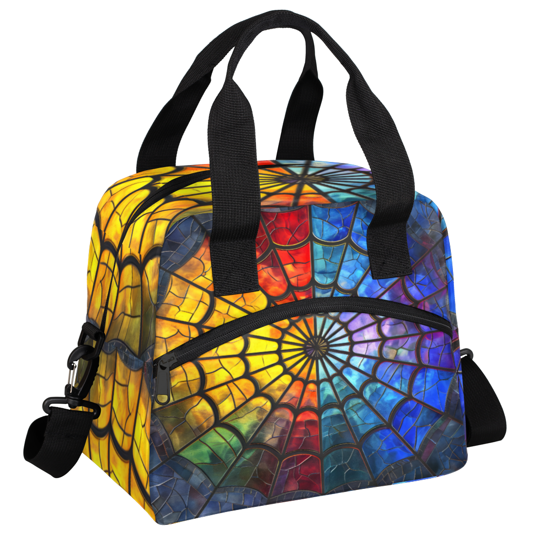 Herdesigns Stained Glass Insulated Lunch Bag for Women Men Adults Large ...