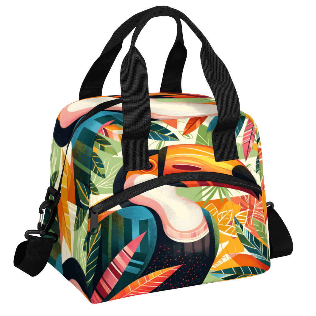 Herdesigns Toucan Bird Insulated Lunch Bag for Women Men Adults Large ...