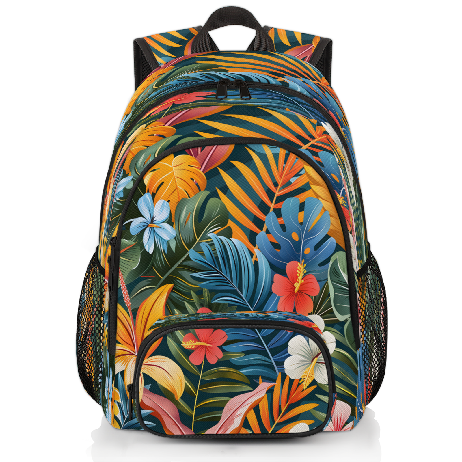 Herdesigns Tropical Plant Leaf Laptop Backpack for Women Men, 18.3 Inch ...