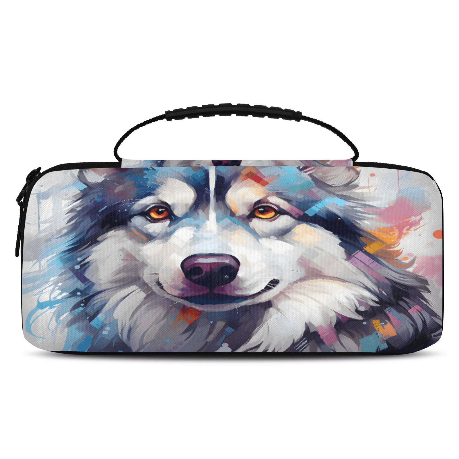 Herdesigns Wtaercolor Husky Dog Carrying Case for Nintendo Switch 2 ...