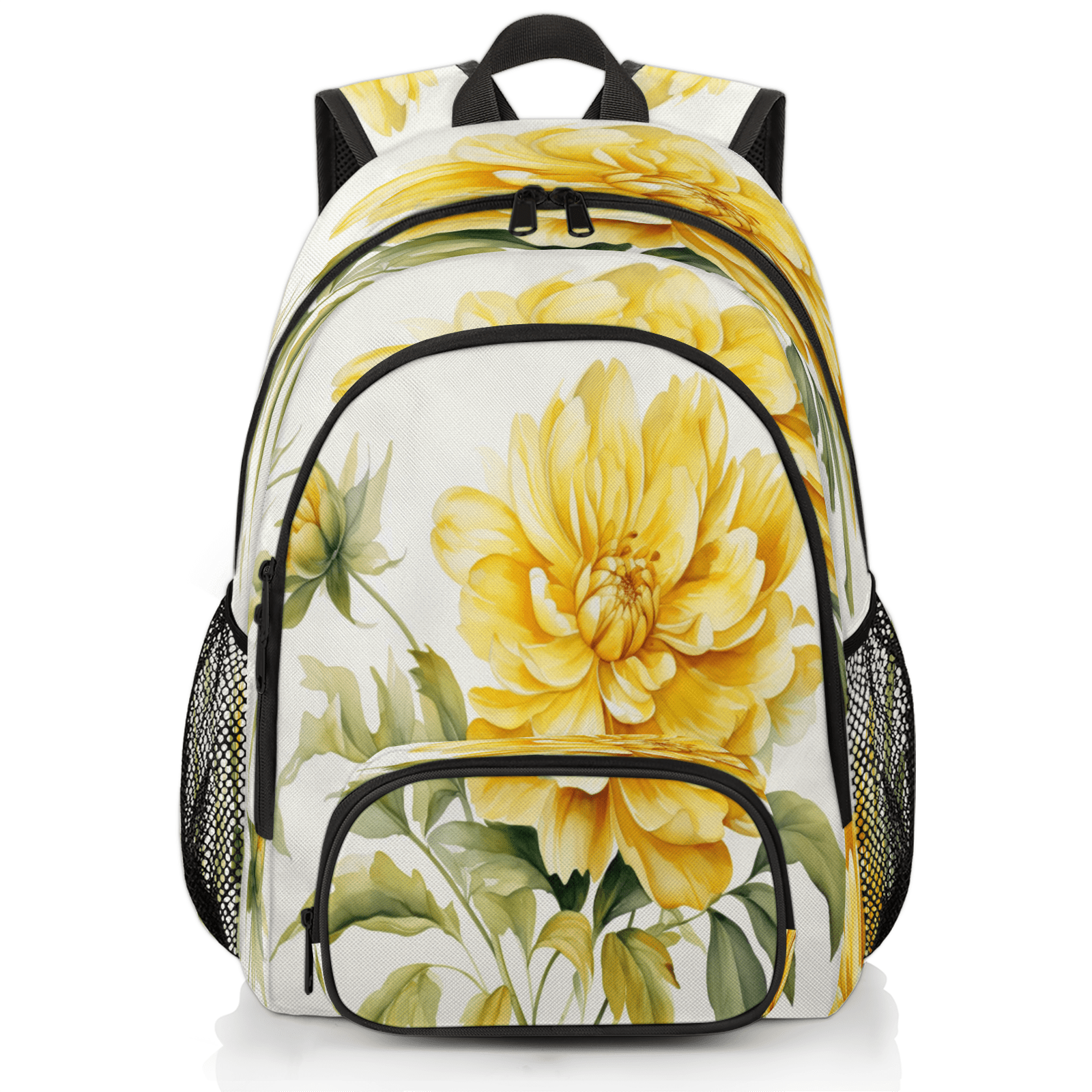 Herdesigns Yellow Laptop Backpack for Women Men, 18.3 Inch Travel Work ...