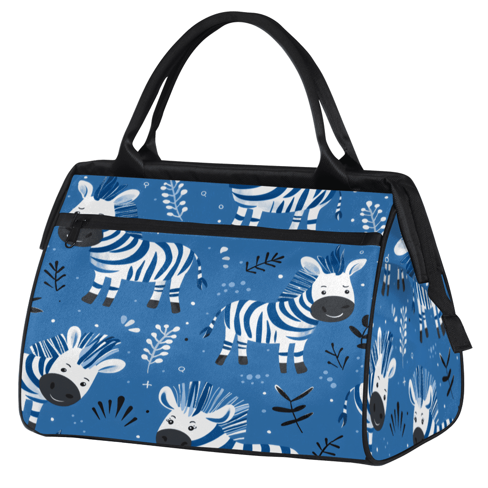Herdesigns Zebra Travel Duffle Bag for Women Men, Waterproof Weekender ...