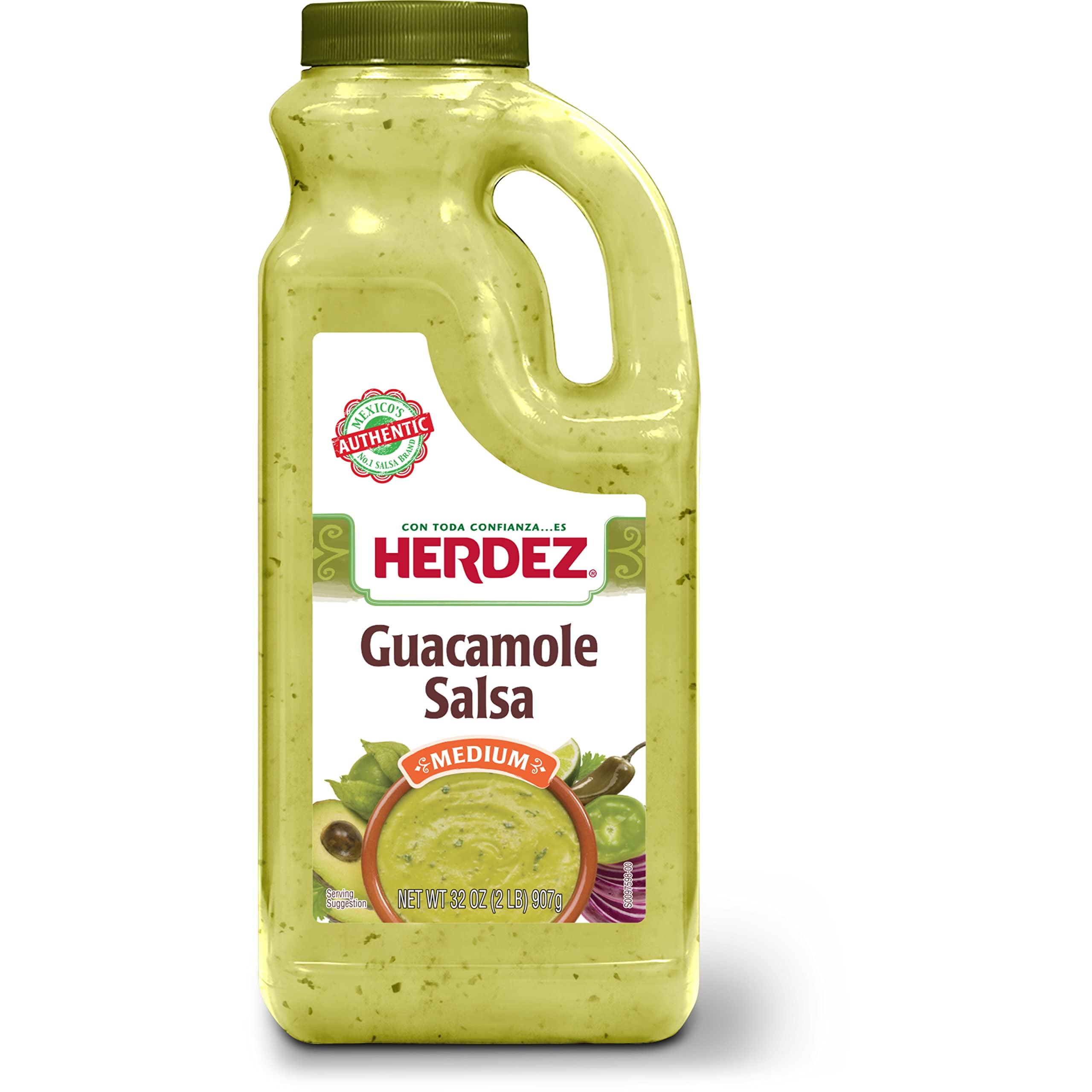 Herdez Guacamole Salsa, Medium, 32 Oz. Jug - Walmart.com