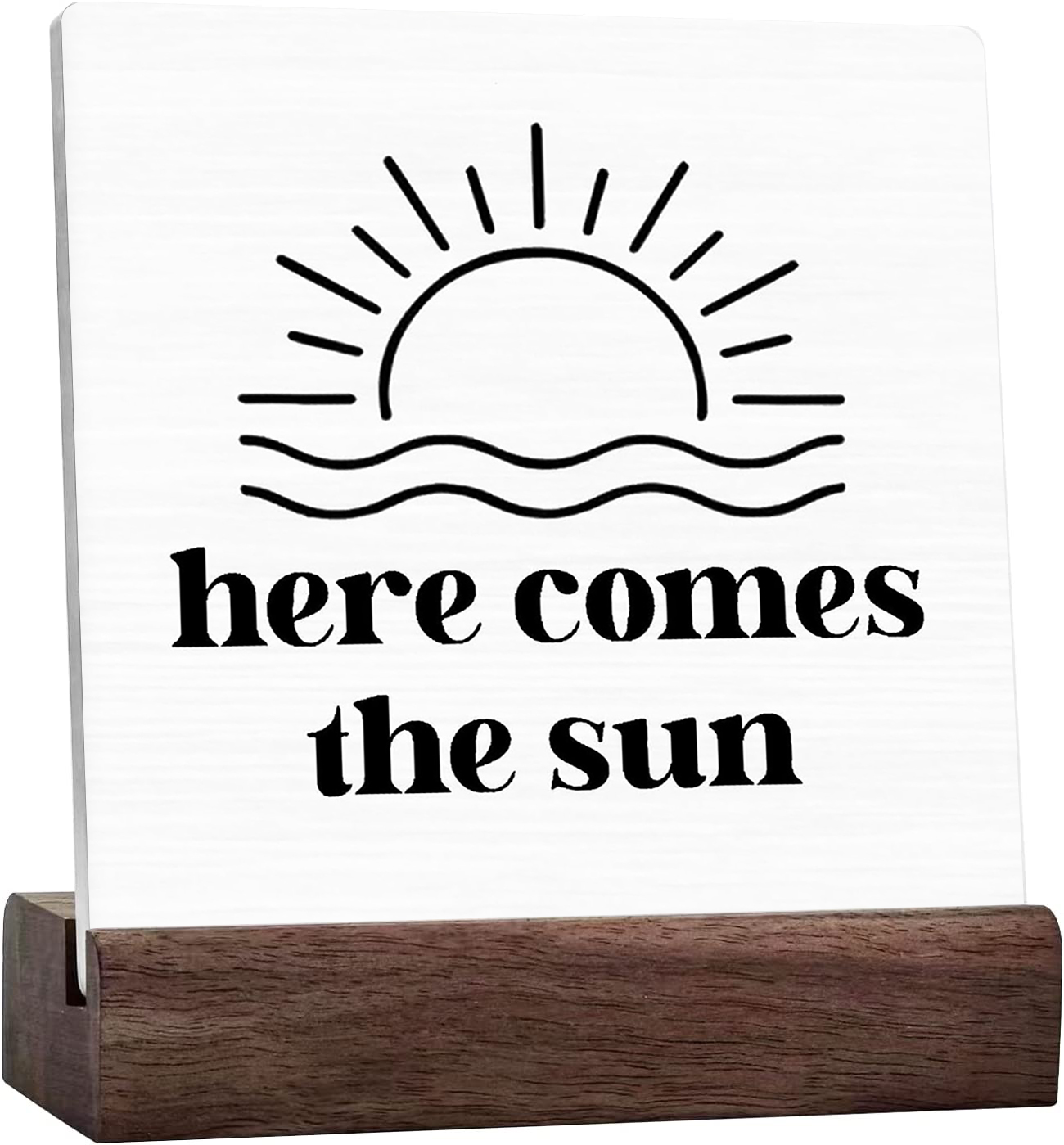 Here Comes The Sun Baby Shower Ceramic Table Sign Desk Decor, Beach ...