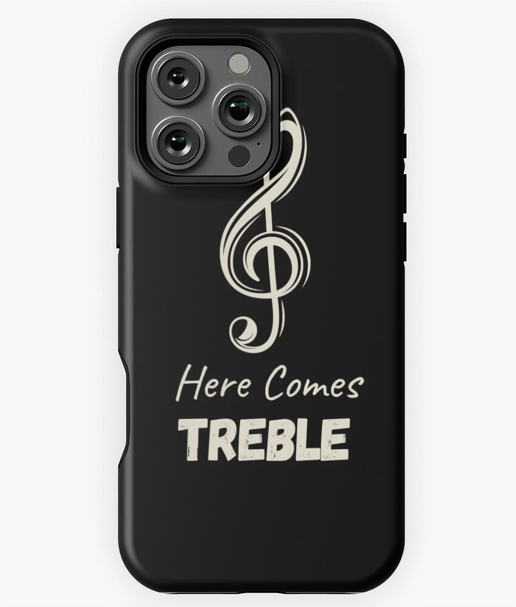 Here Comes Treble Funny Music Pun Musician Note Clef Joke A204 ...