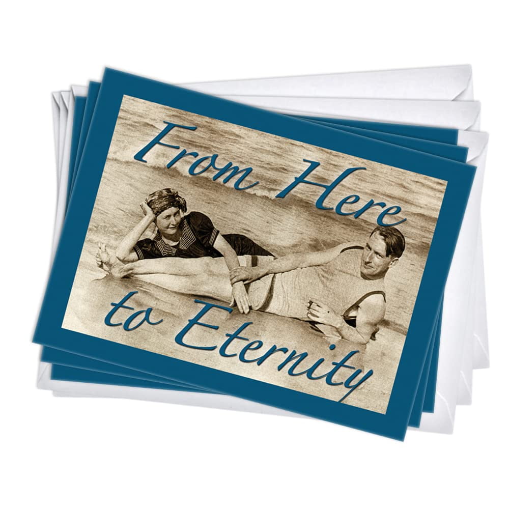Here to Eternity Happy Anniversary for Husband/Wife Greeting Cards | 3 ...