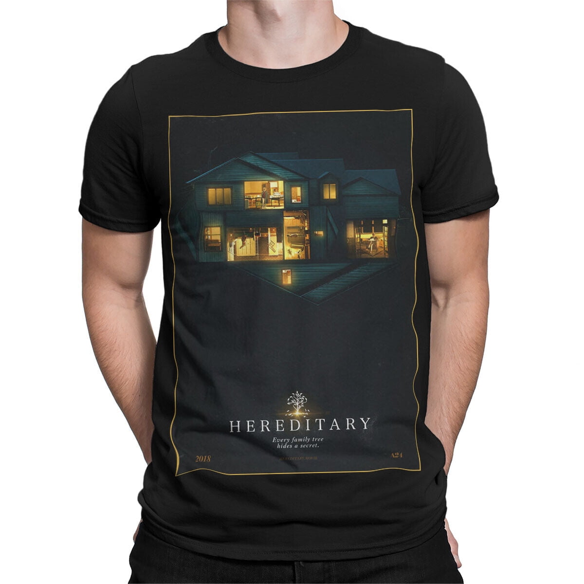Hereditary Halloween Movie Poster T-Shirt Retro Classic Horror Tee 5# ...