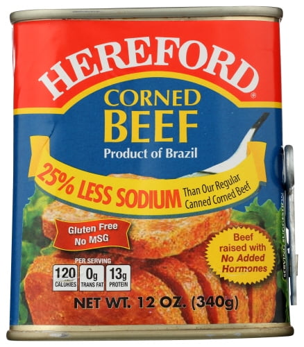 Hereford Corned Beef Loose Canned 12 oz (Pack of 12) - Walmart.com