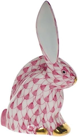 Herend Figurine Bunny Rabbit Miniature Raspberry Fishnet - Walmart.com