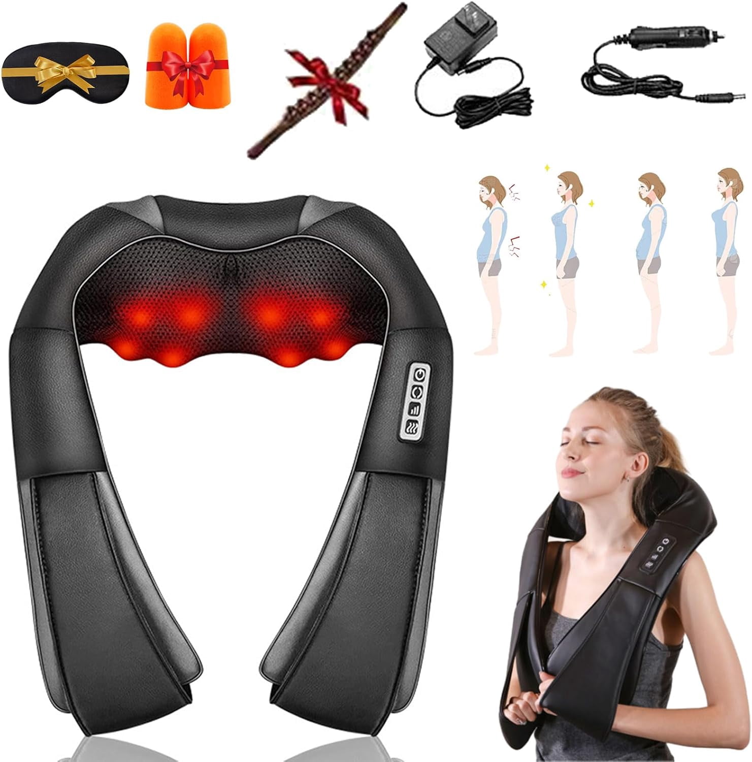 Herfes Neck Massager, Official Herfessmartlife Neck Shoulder Back ...