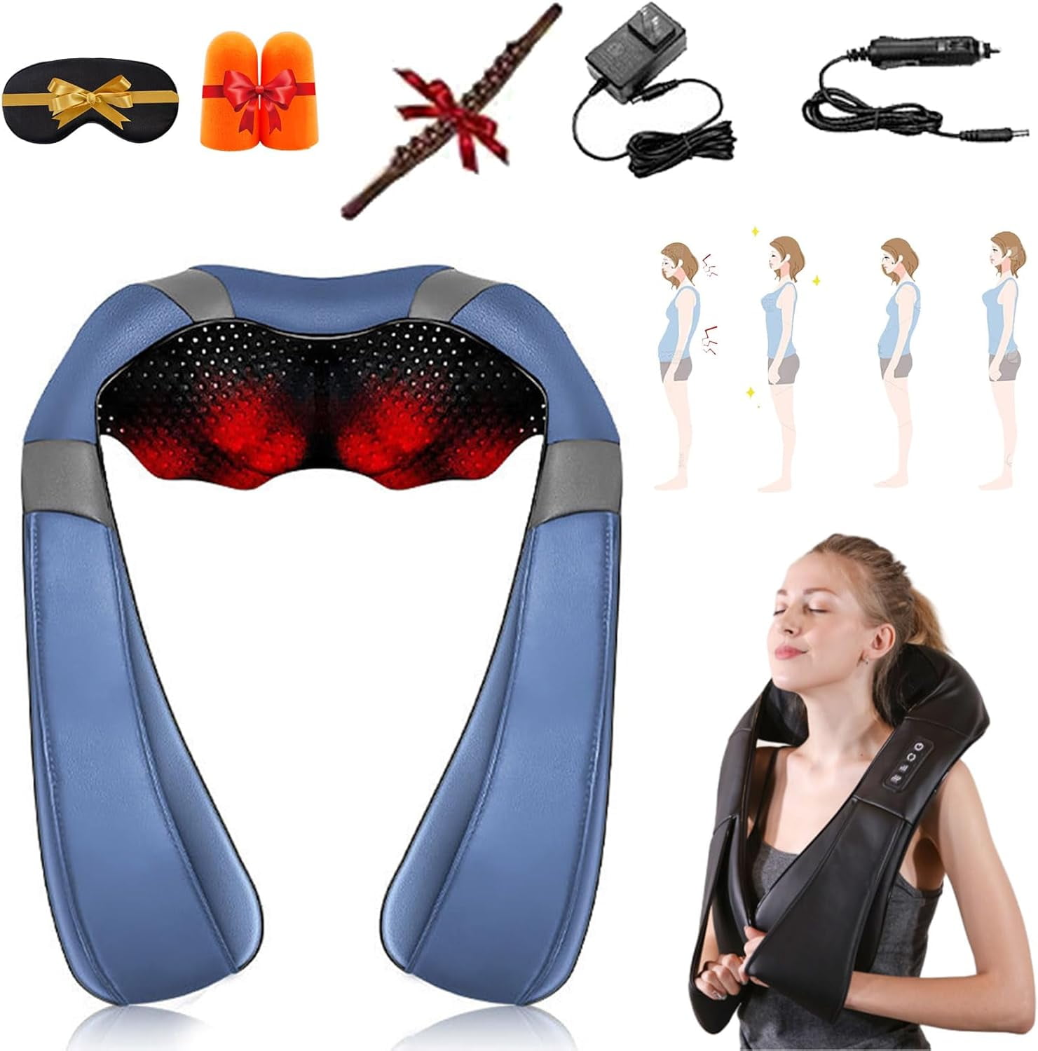 Herfes Neck Massager, Official Herfessmartlife Neck Shoulder Back ...