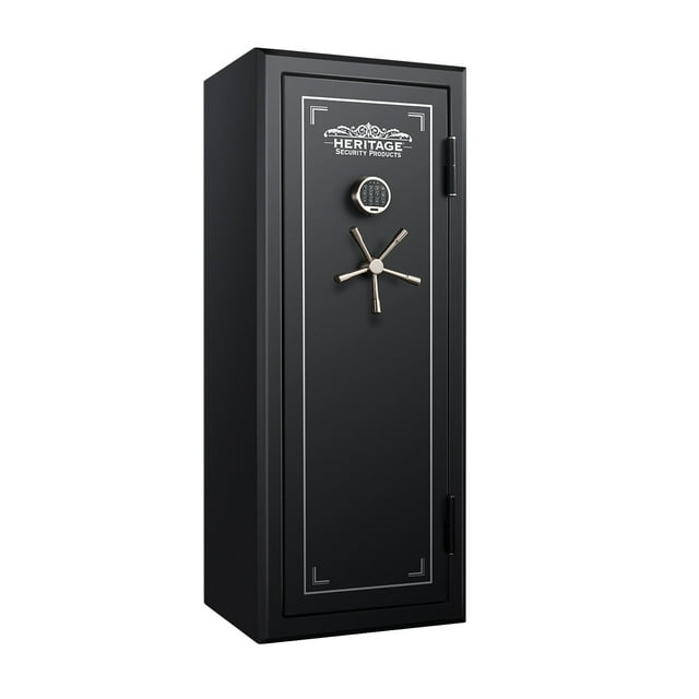 Heritage 24 Gun Quick Access Fireproof Safe, Water Resistant ...