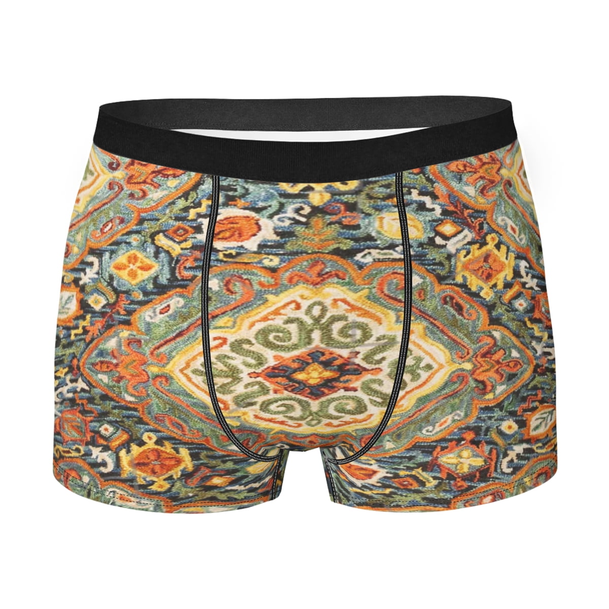 Heritage Bohemian Floral Traditional Moroccan Style Boxer Shorts For ...