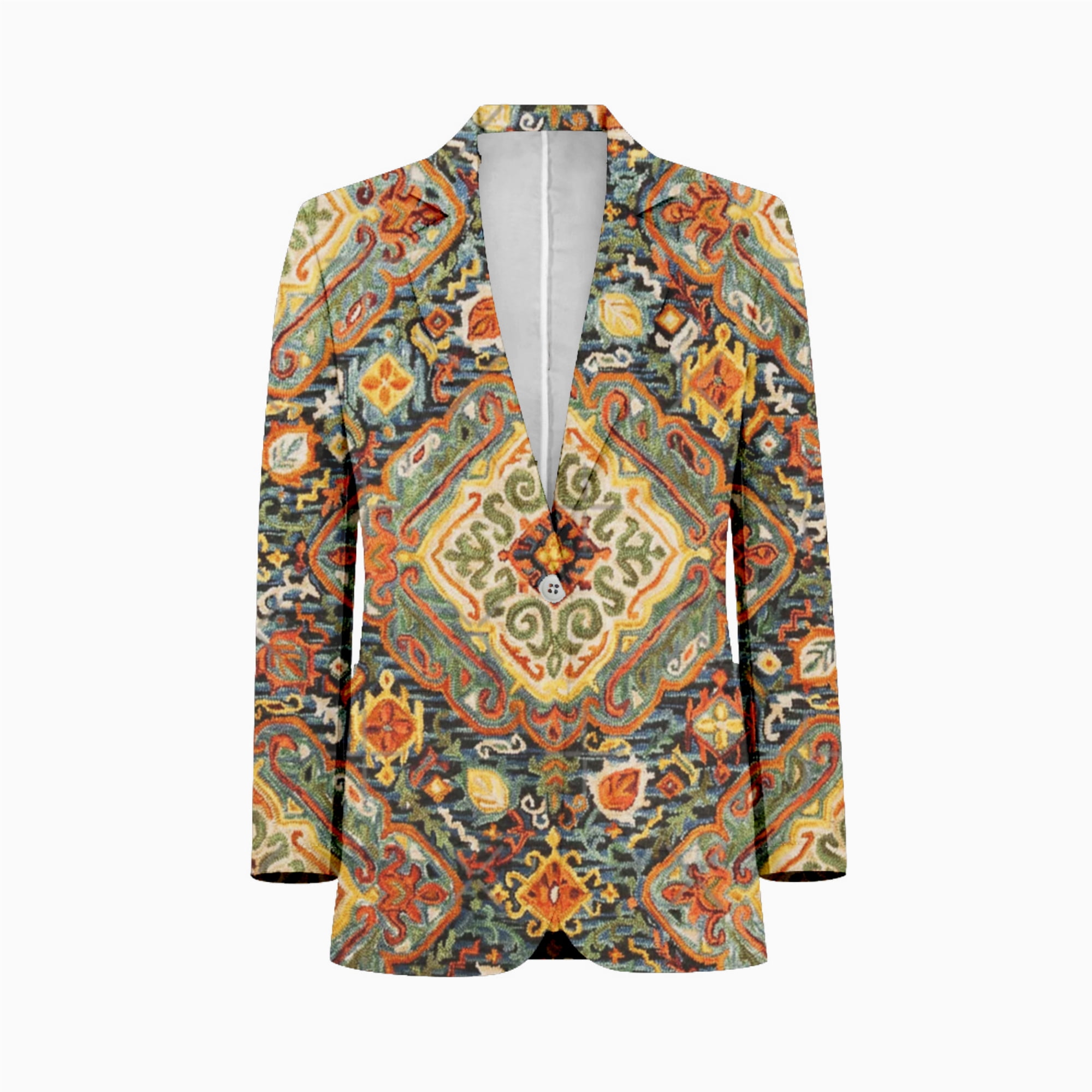 Heritage Bohemian Floral Traditional Moroccan Style Customized Men's ...