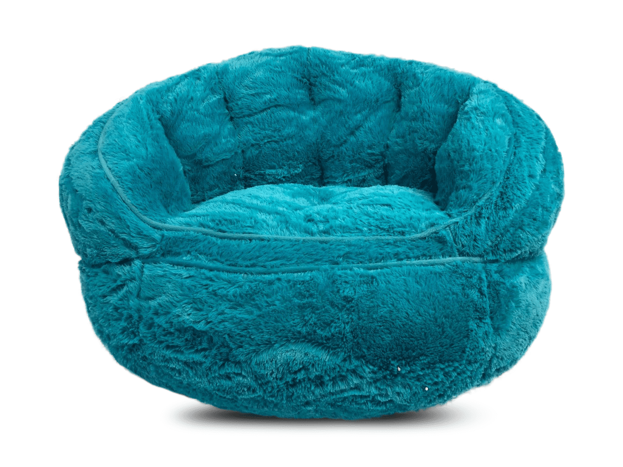 Heritage Club Faux Rabbit Fur Bean Bag Chair, Blue - Walmart.com