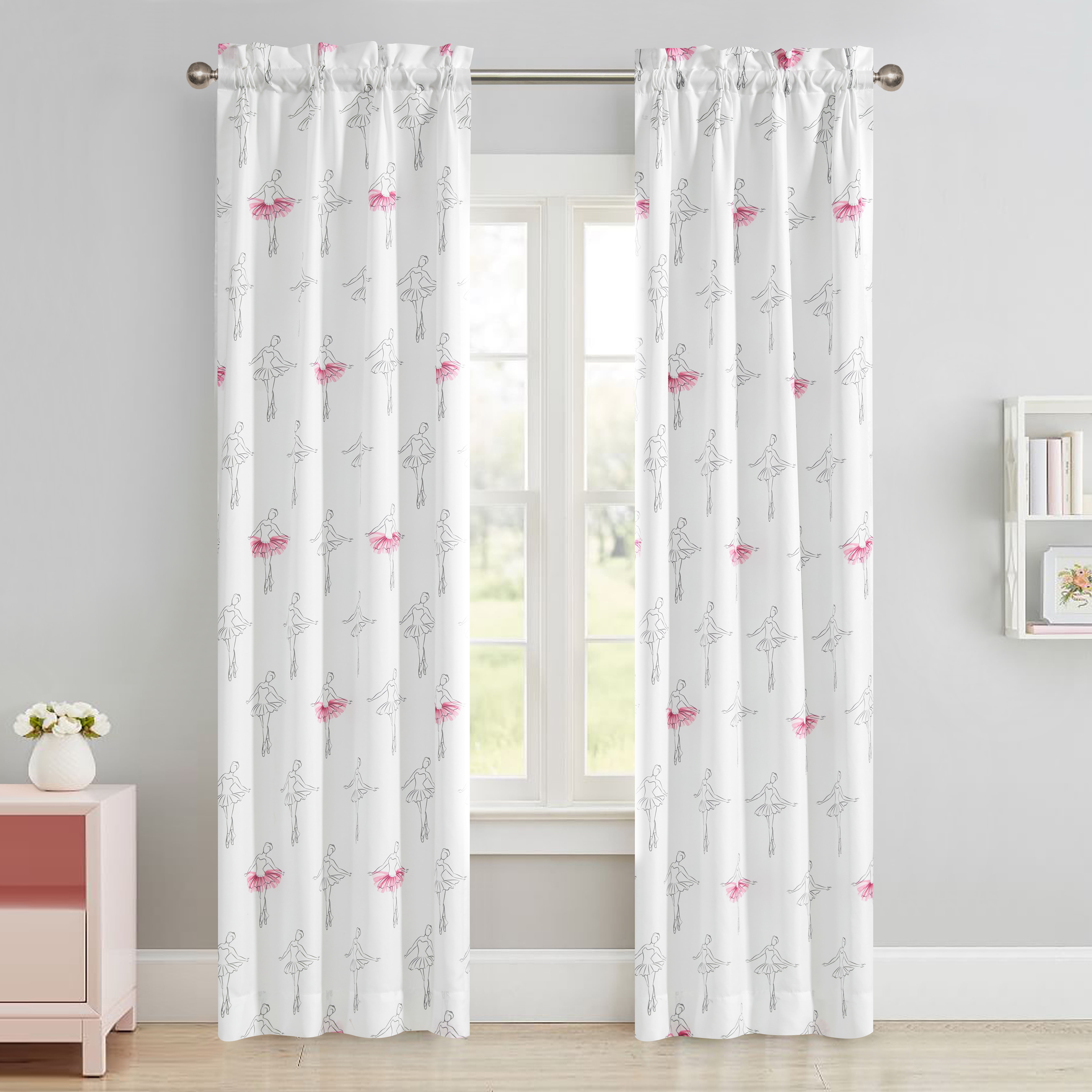 Heritage Club Kids Window 2 Pack Panel Set, 27'' X 83'', White ...