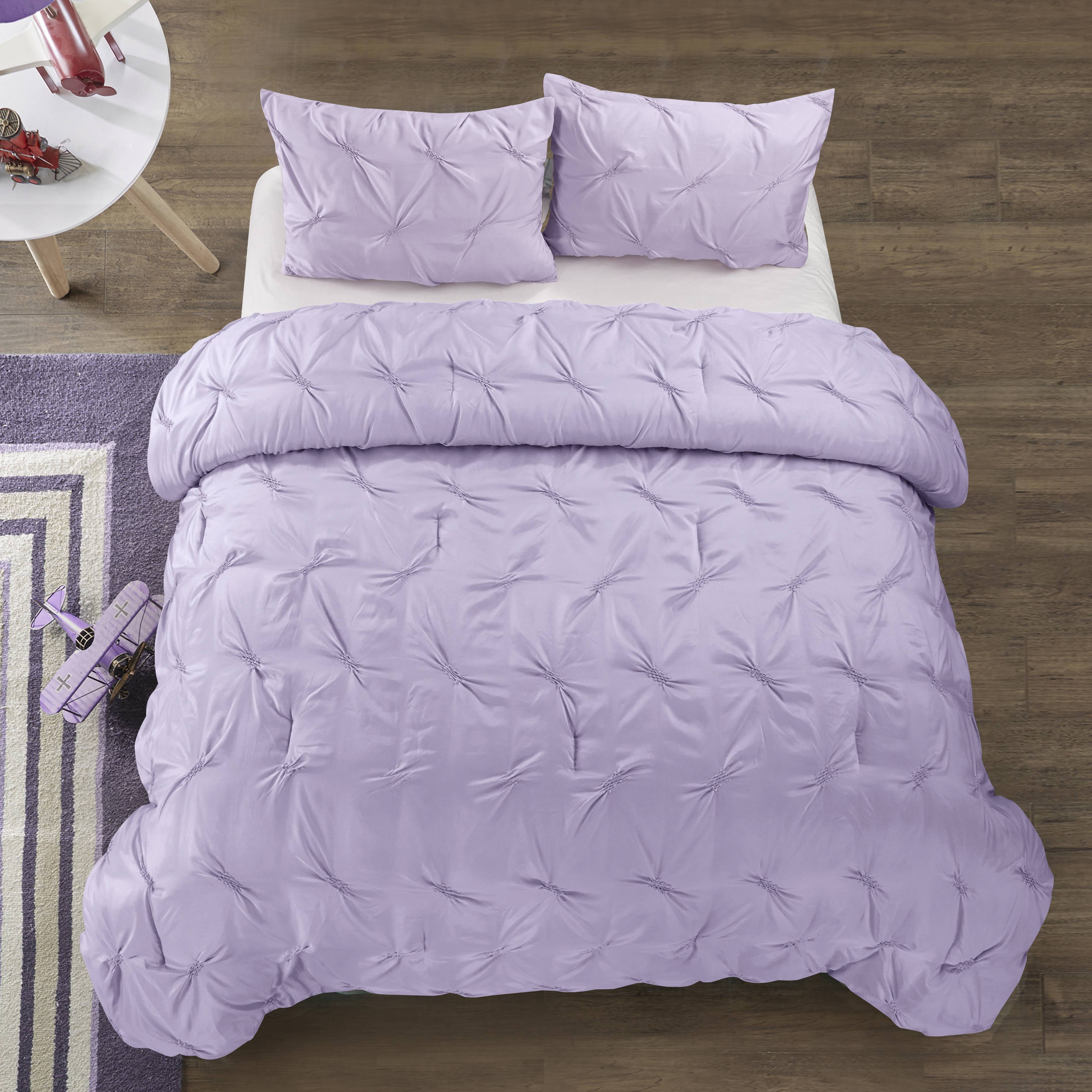 Heritage Club Solid Pintuck Comforter Set, Multiple Colors - Walmart.com