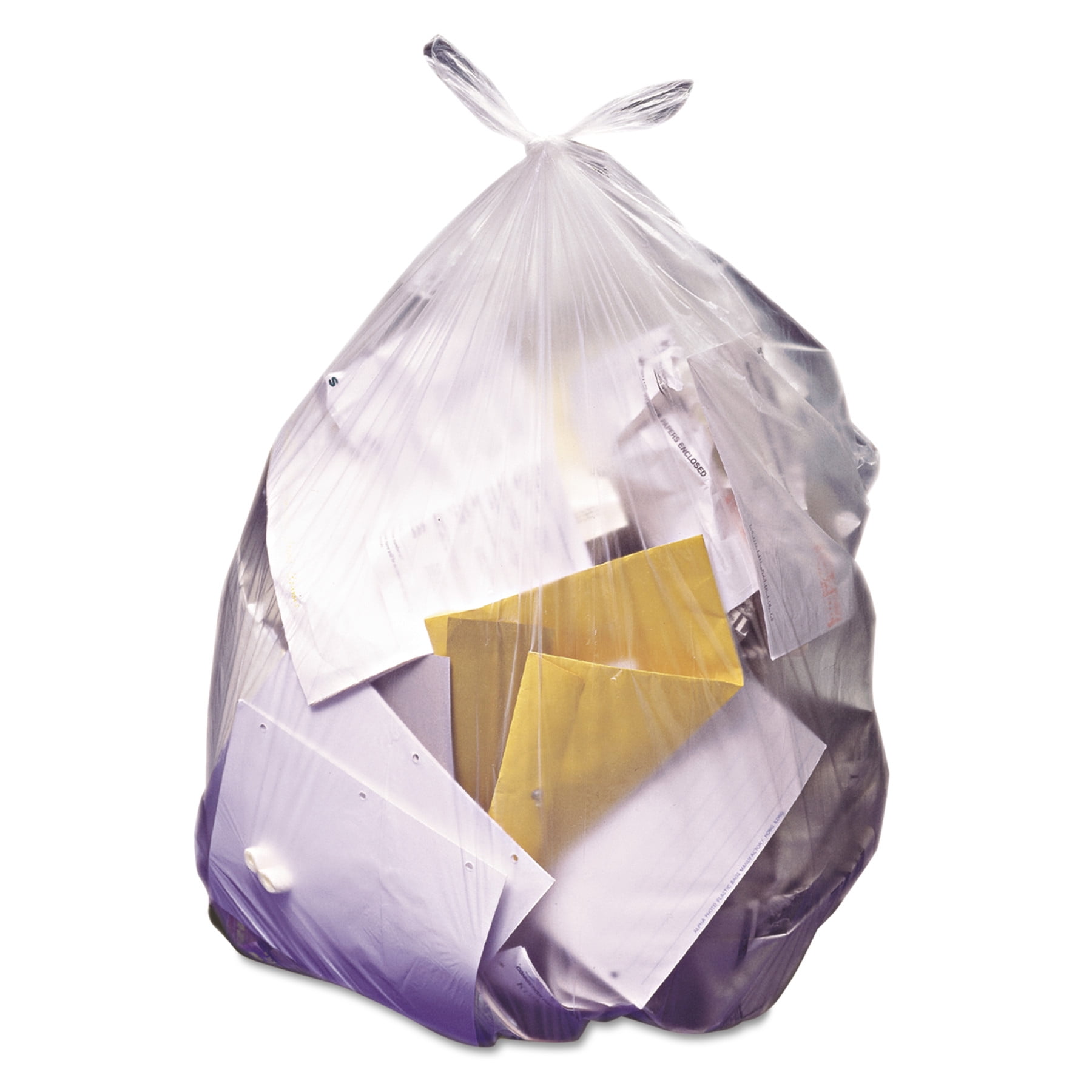 Heritage High-Density Coreless Trash Bags, 56 gal, 22 mic, 43 x 48 ...