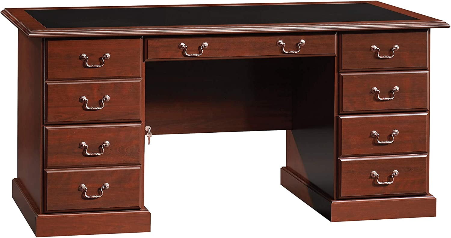 Heritage Hill Executive Desk Classic Cherry Finish - Walmart.com