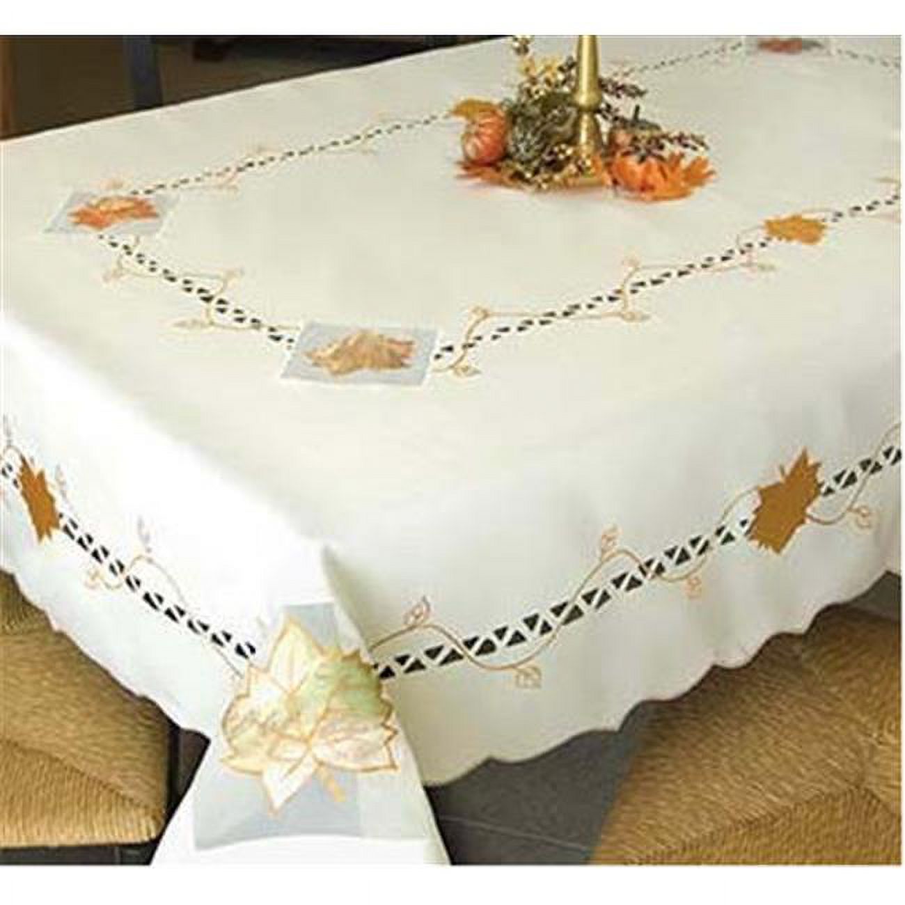 Heritage Lace HS-72108C HARVEST SHEER 72x108 TBLCLTH,C - Walmart.com