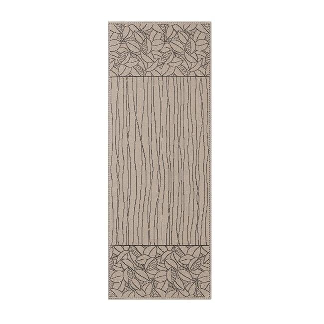 Heritage Lace LF-1436XB Leaf Lines 14 x 36 in. Runner, Flax & Black ...