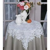 Heritage Lace Tea Rose Table Topper - Walmart.com