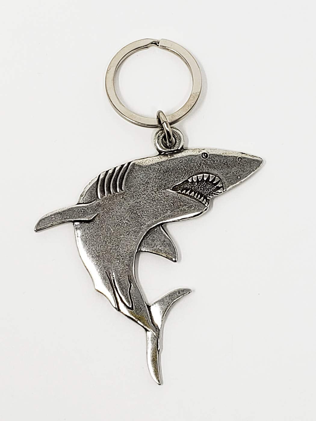 Heritage Pewter Shark Keychain - Walmart.com