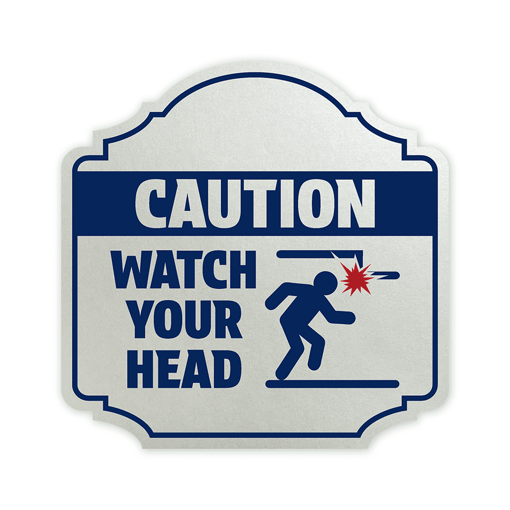 Heritage Plus Caution Watch Your Head Wall or Door Sign | Workplace ...