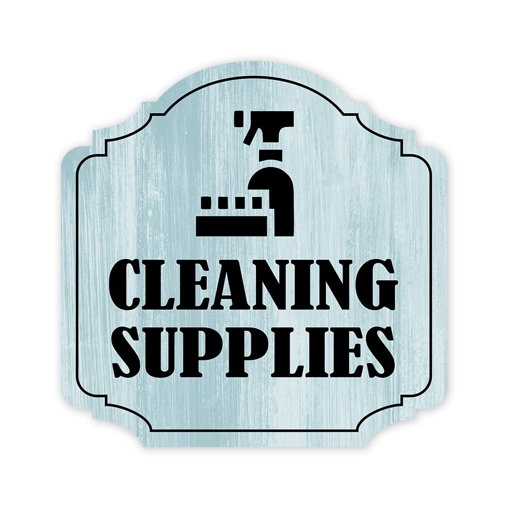 Heritage Plus Cleaning Supplies Wall or Door Sign | Business Workplace ...