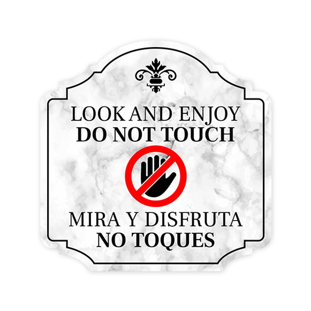 Heritage Plus Look and Enjoy Do Not Touch Mira y Disfruta No Toques ...
