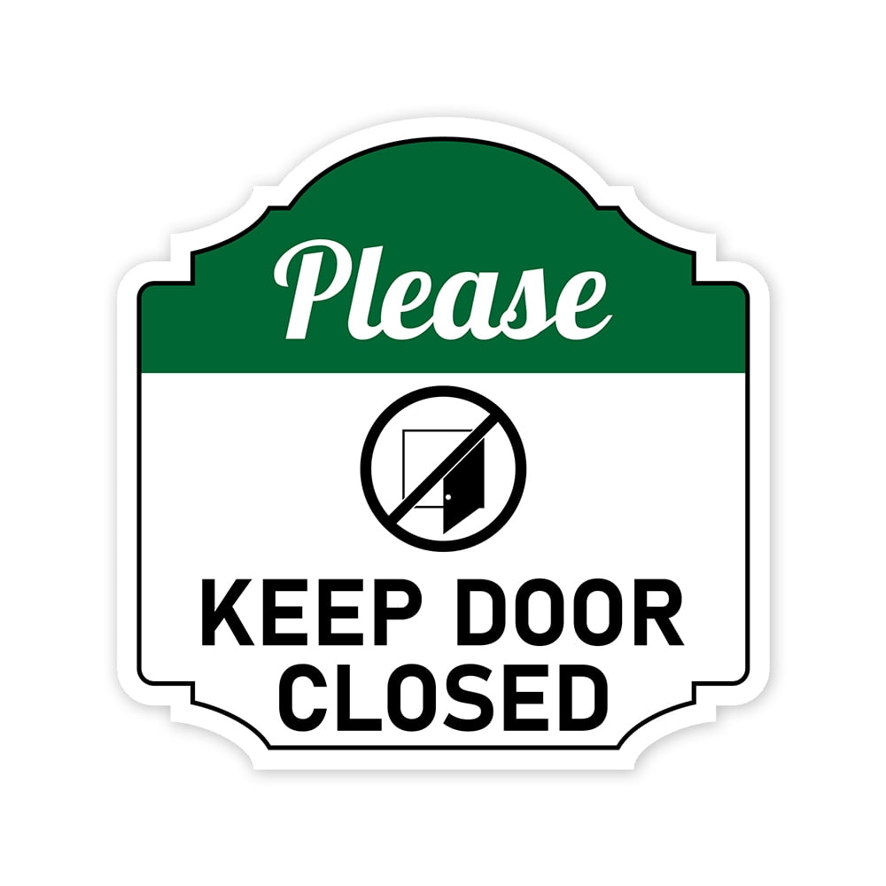 Heritage Plus Please Keep Door Closed Wall or Door Sign | Workplace ...