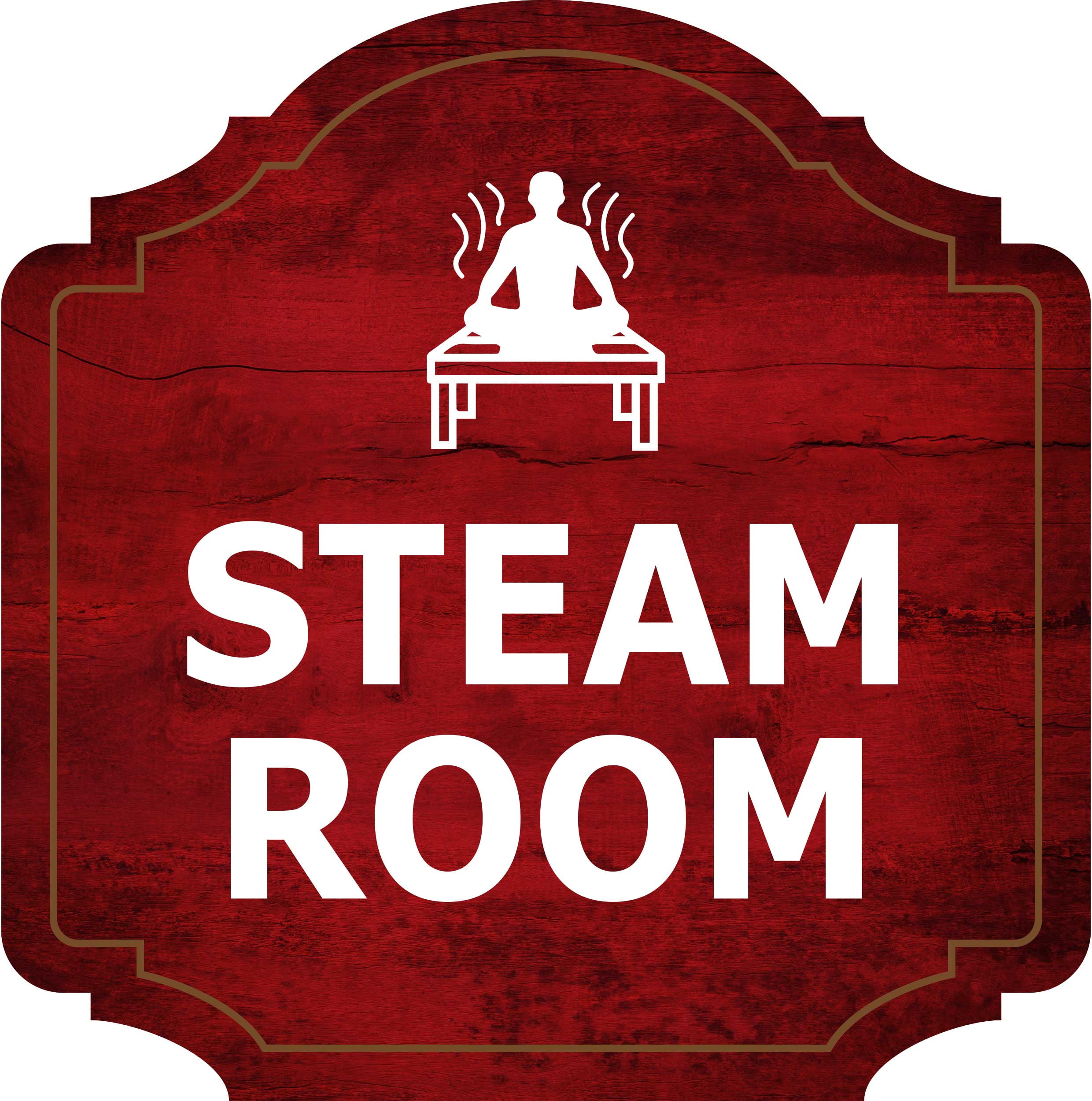 Heritage Plus Steam Room Wall or Door Sign | Office Warning Signage ...