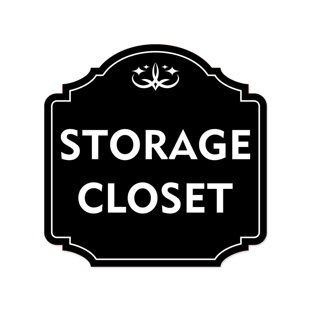 Heritage Plus Storage Closet Wall or Door Sign | Home Decor - Small ...