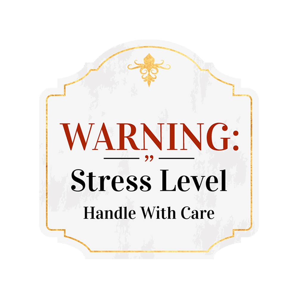 Heritage Plus Warning: Stress Level Handle With Care Wall or Door Sign ...