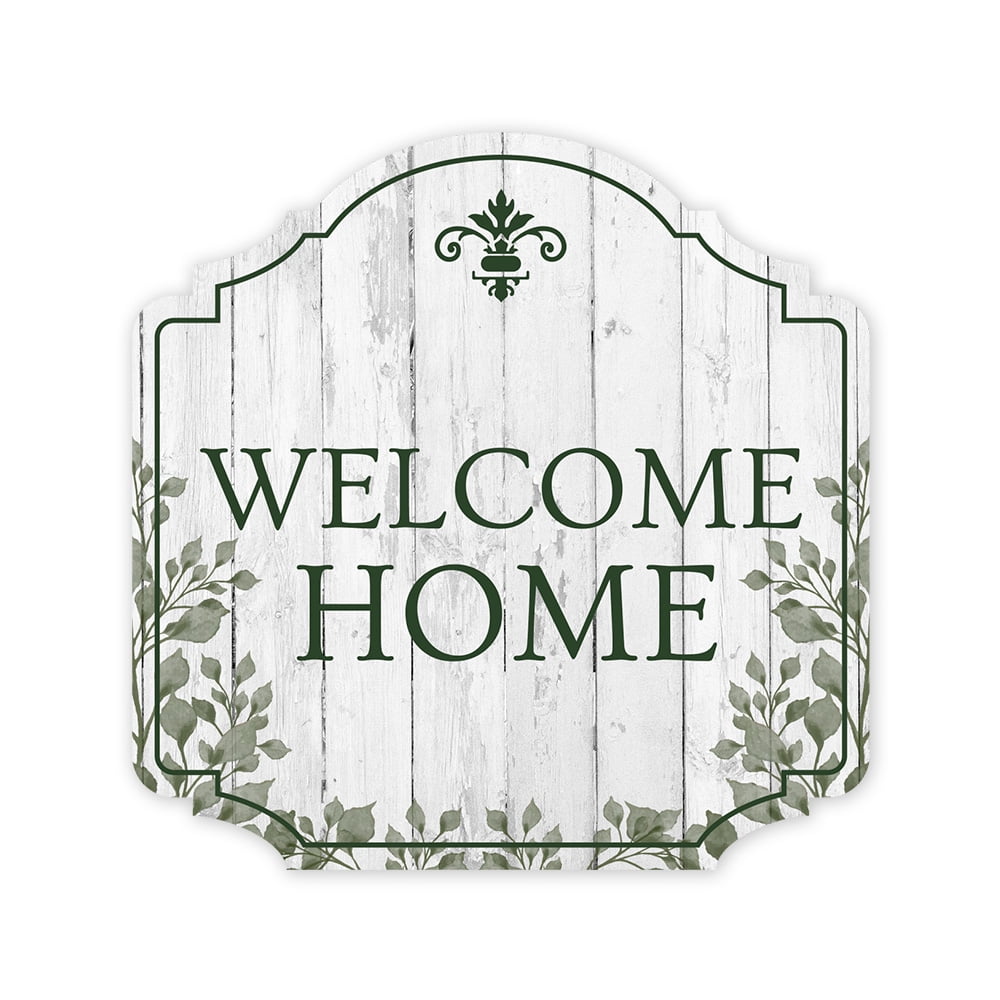 Heritage Plus Welcome Home Wall or Door Sign | Home Entrance Decoration ...