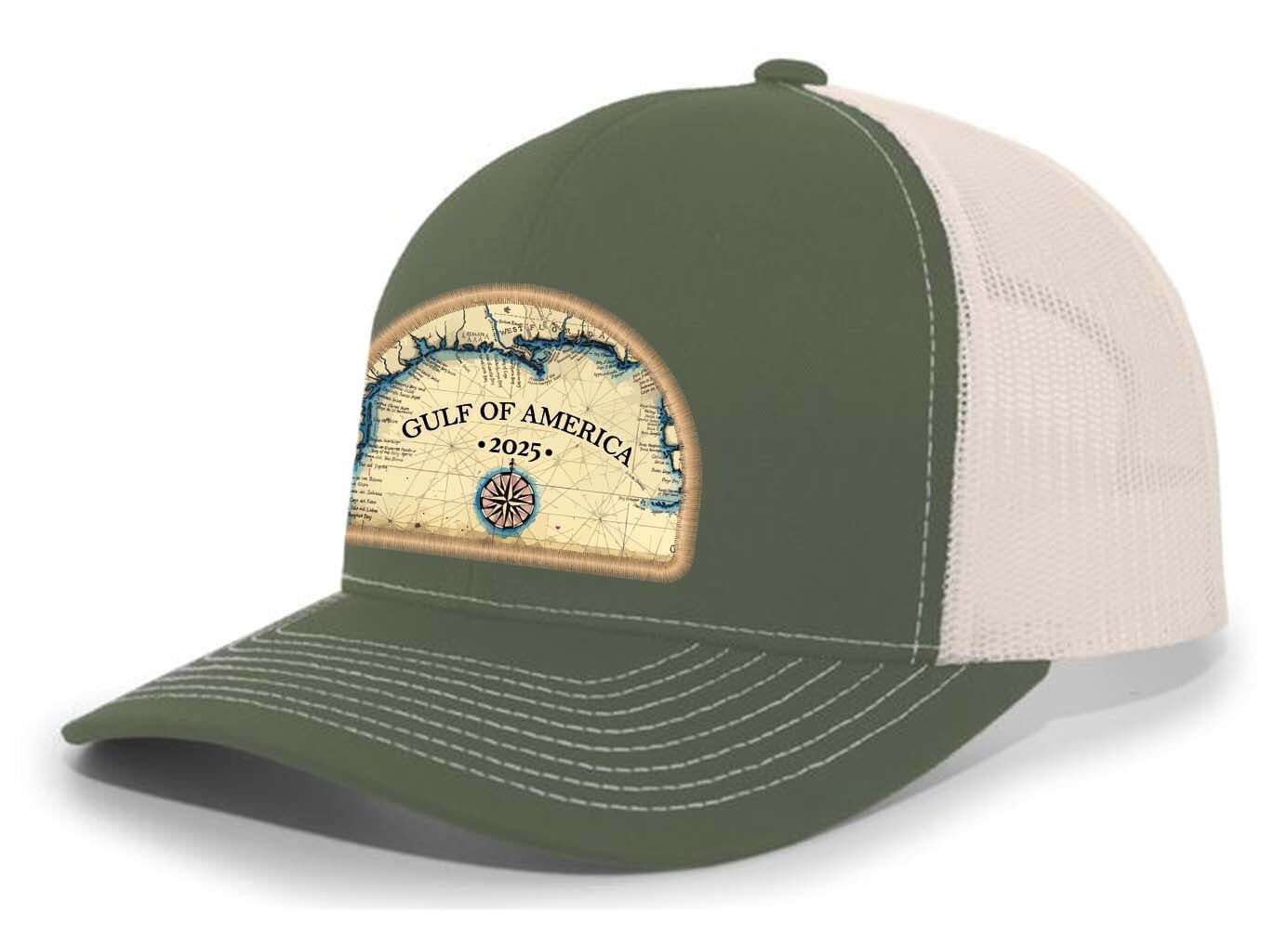 Heritage Pride AG Hat Co. Gulf of America Hat Gulf of America Patch Embroidered Mesh Back ...