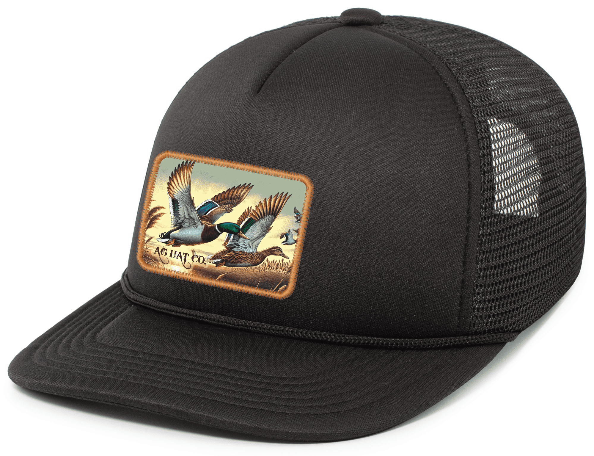 Heritage Pride AG Hat Co. Mens Patch Hat Flying Mallard Duck ...
