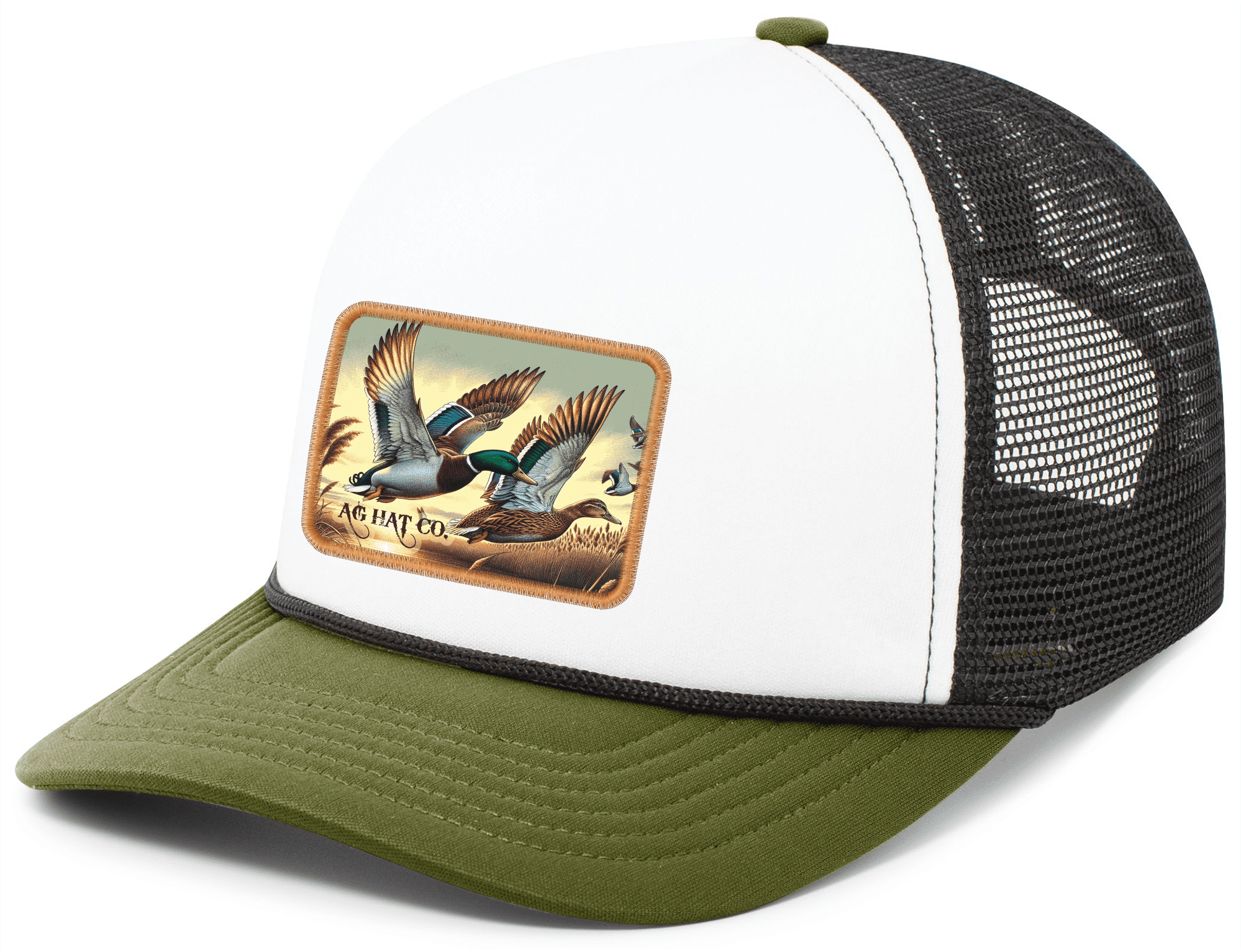 Heritage Pride AG Hat Co. Mens Patch Hat Flying Mallard Duck ...