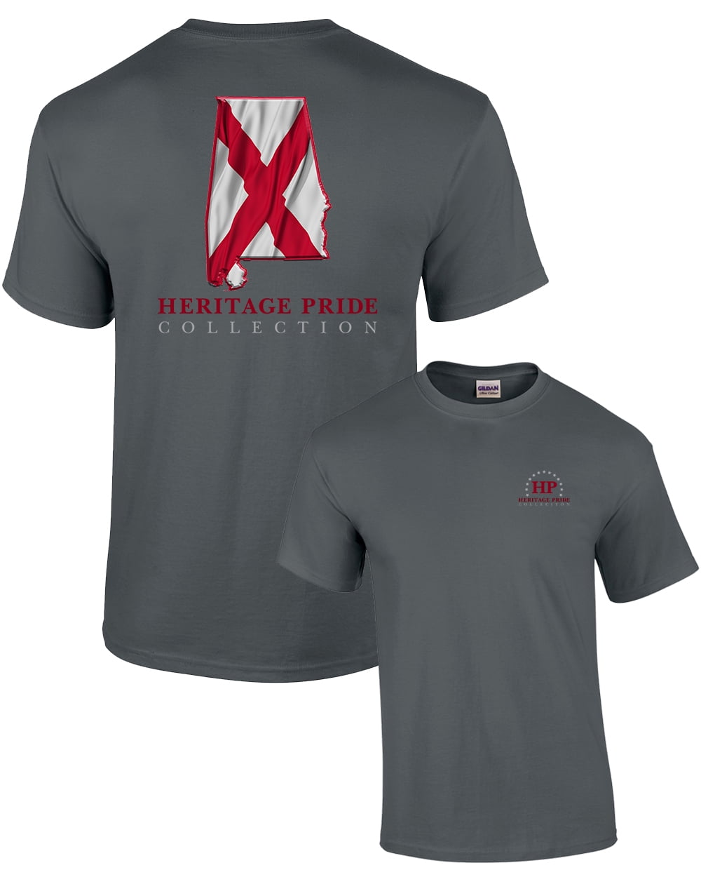 Heritage Pride Alabama State Patriotic Southern American Men's Short ...