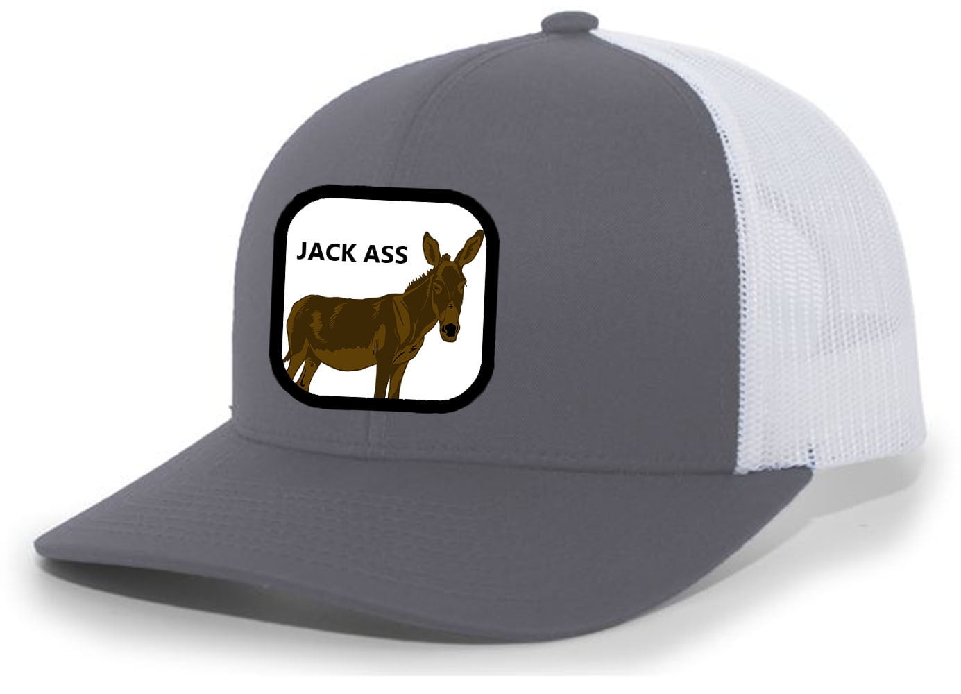 Heritage Pride Donkey Hat Jack Ass Animal Embroidered Mesh Back Trucker ...