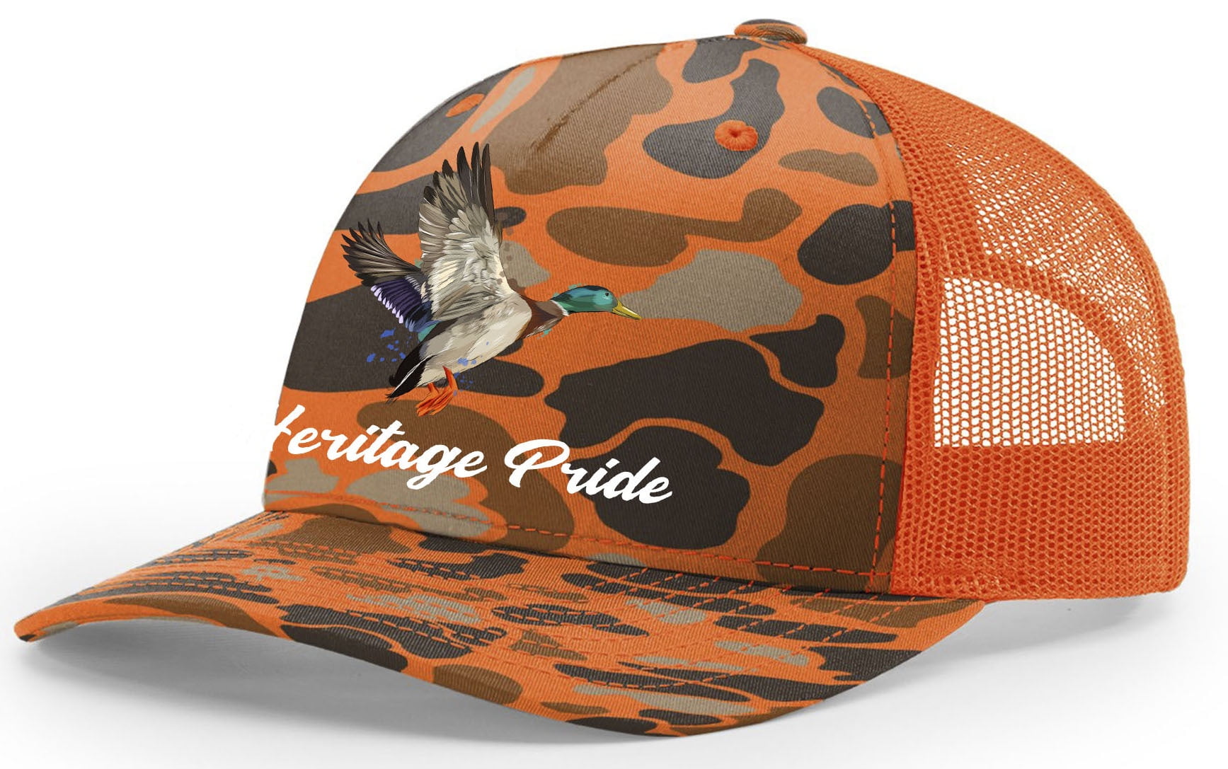 Heritage Pride Duck Hunting Outdoors Duck Embroidered Mens Embroidered ...